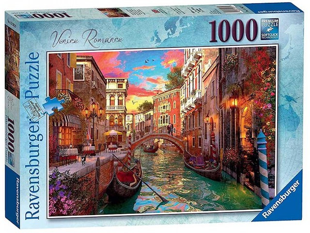 Ravensburger Puzzle 1000 delova - Romantična Venecija