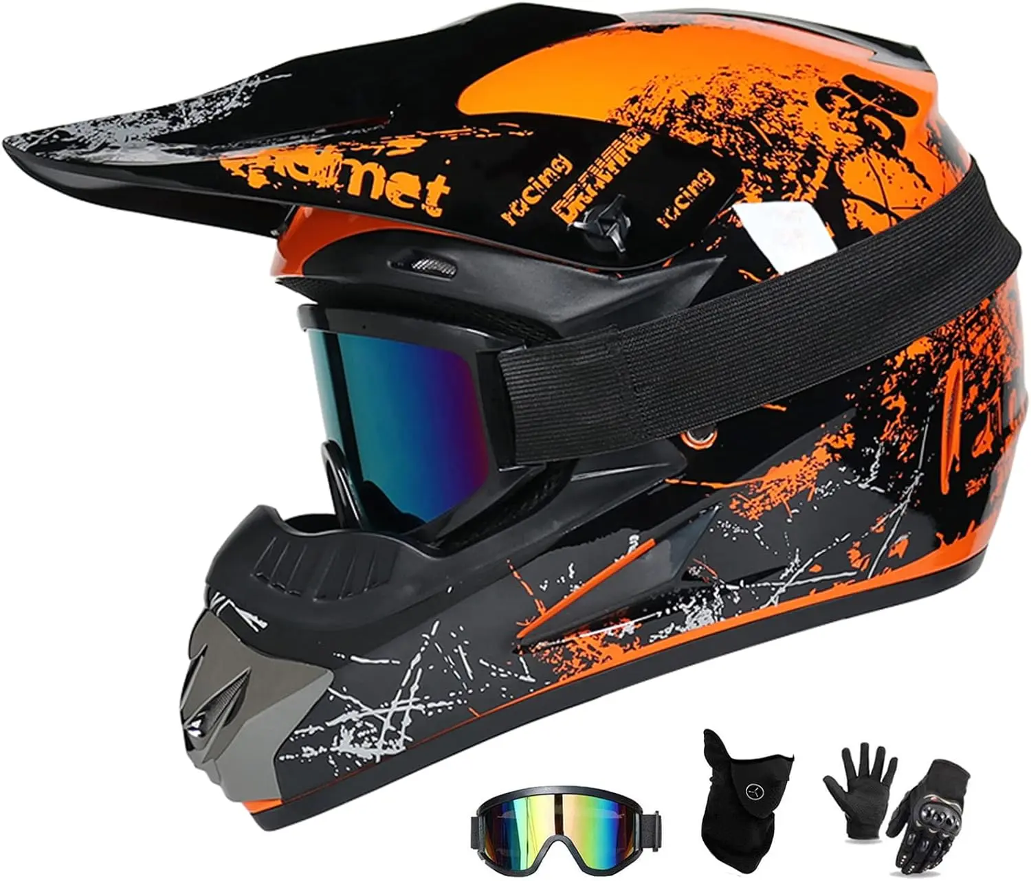 PROLINETECH Kaciga za Qvad-BMX-Cross PLT/HE-ORANGE_L