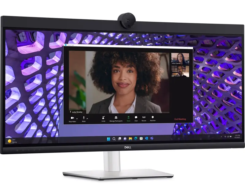 DELL Monitor 34" P3424WEB WQHD Video konferencijski zakrivljeni IPS