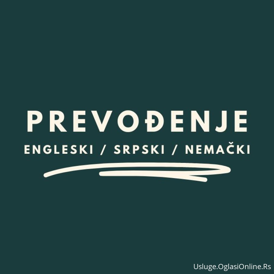 PREVOĐENJE – ENGLESKI / NEMAČKI / SRPSKI , Novi Sad