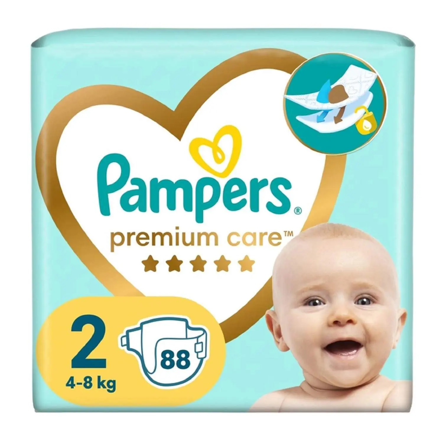 Pampers Pelene Premium Care JP 2, 88 Komada