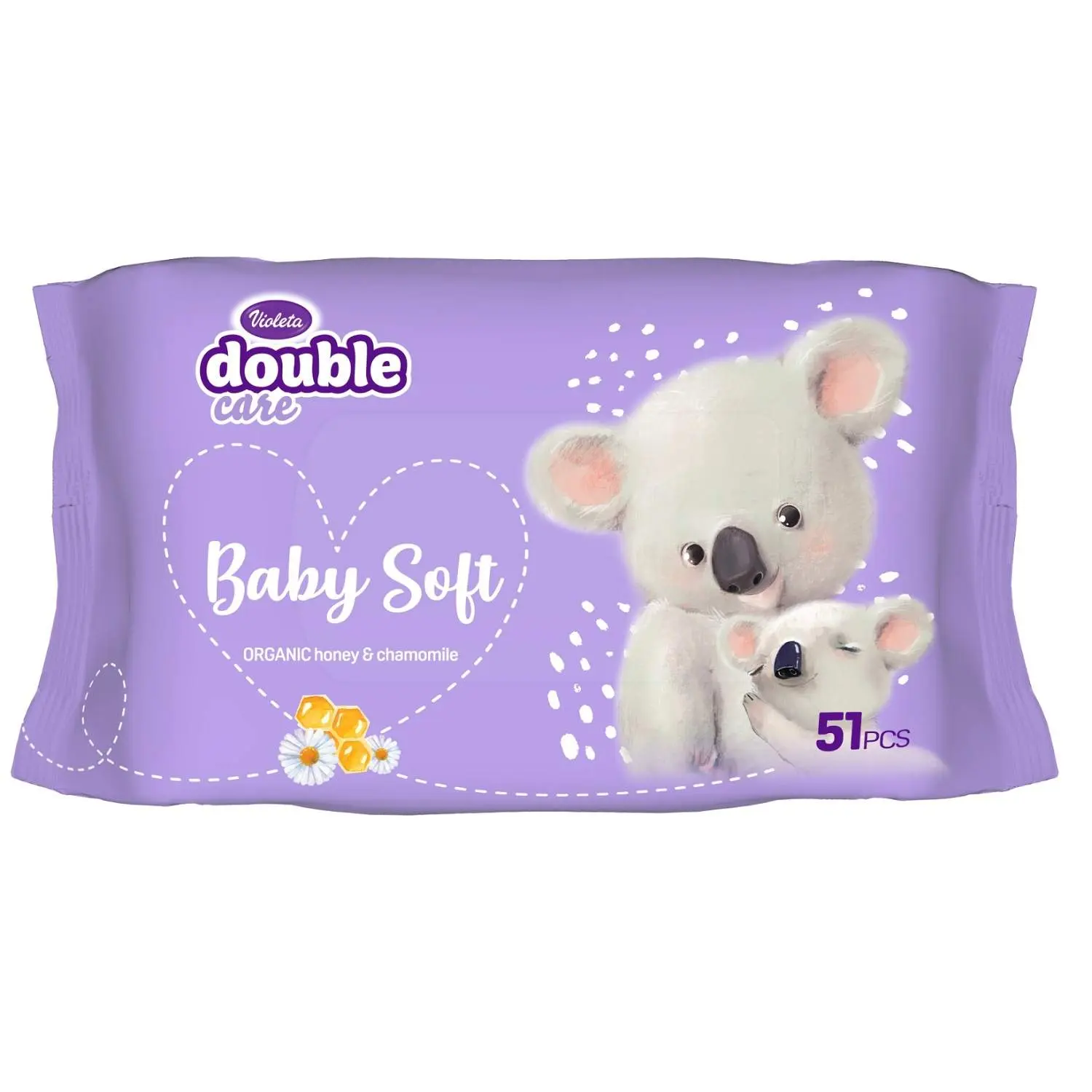 Violeta Vlažne maramice za bebe Soft, 51/1