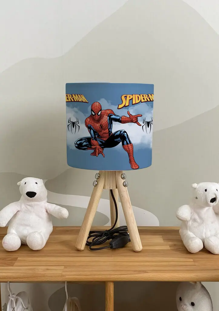 Bata i seka Dečija stona lampa Spiderman, Plava