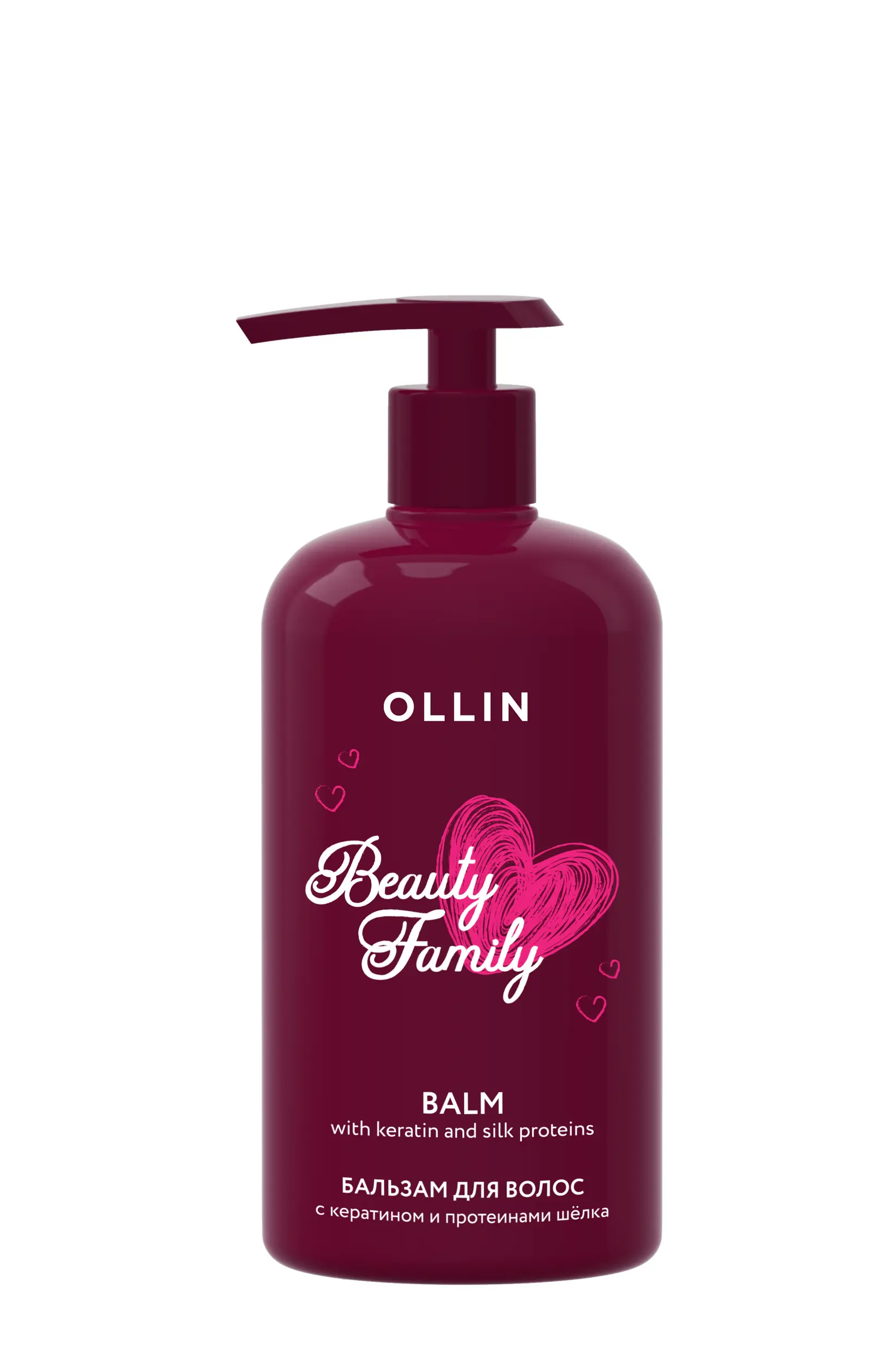 Ollin Professional Regenerator za kosu sa keratinom i proteinima svile Beauty Family