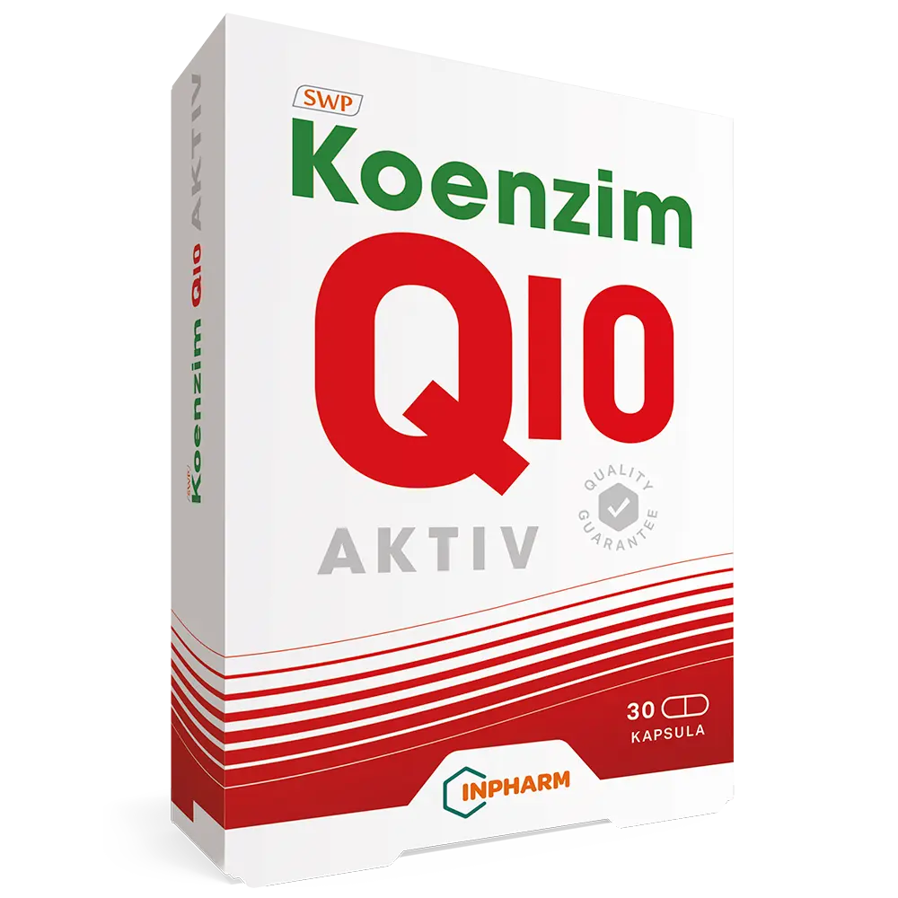 Inpharm Koenzim Q10 Aktiv, Za srce i vitalnost, 30 kapsula