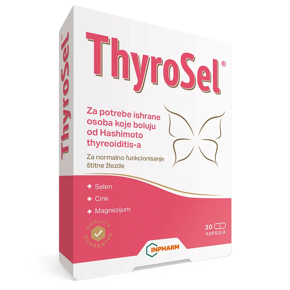 Inpharm ThyroSel za štitnu žlezdu, 30 kapsula