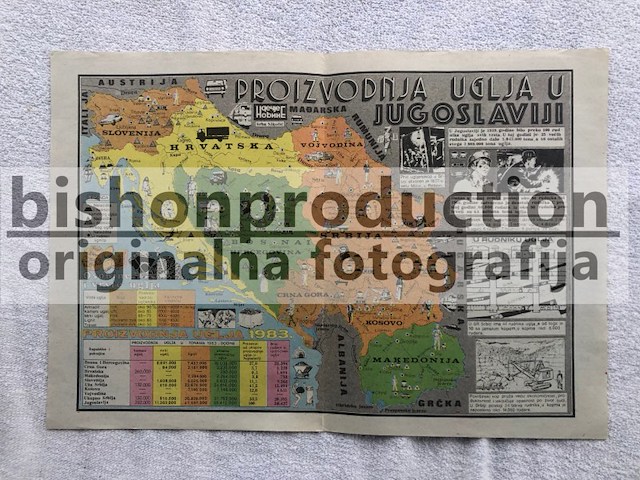 Proizvodnja uglja u Jugoslaviji (Dečije Novine)