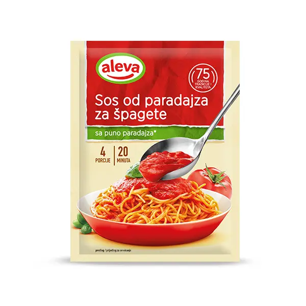 ALEVA Sos za špagete, 85g