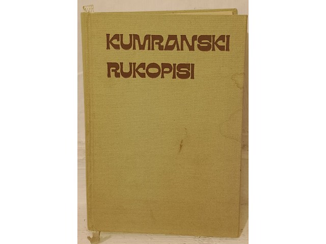 KUMRANSKI RUKOPISI IZ PEĆINA KRAJ MRTVOG MORA - VERBER