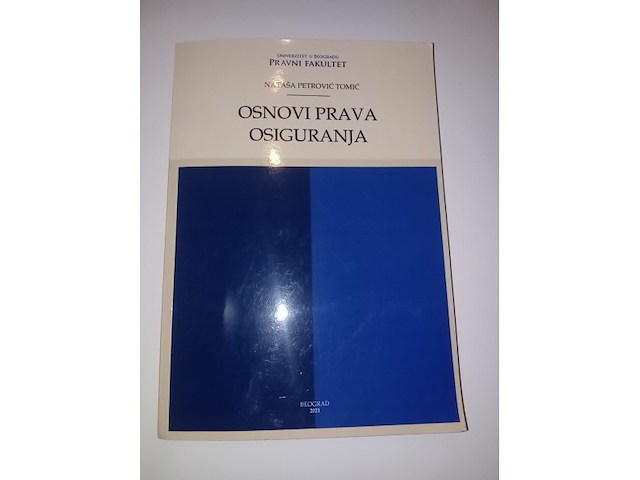 Osnovi prava osiguranja Natasa Petrovic
