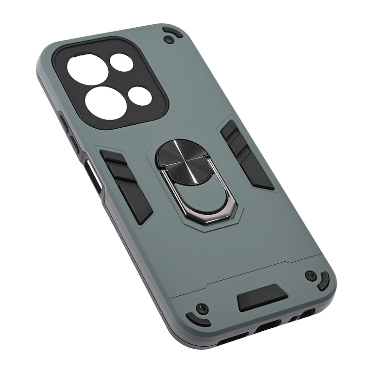 Zastitna maska (futrola) Hard Ring - Xiaomi Redmi 15C 4G(173mm) tamno siva