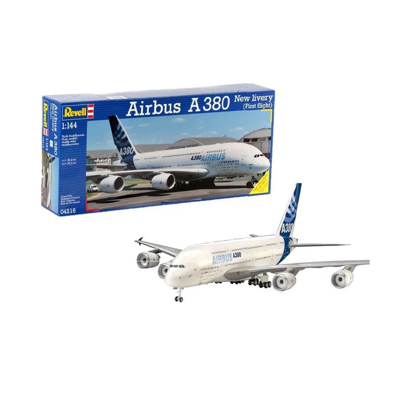 Revell - Airbus A380 New Livery - Scale 1:144 - 163 Parts - Level 5