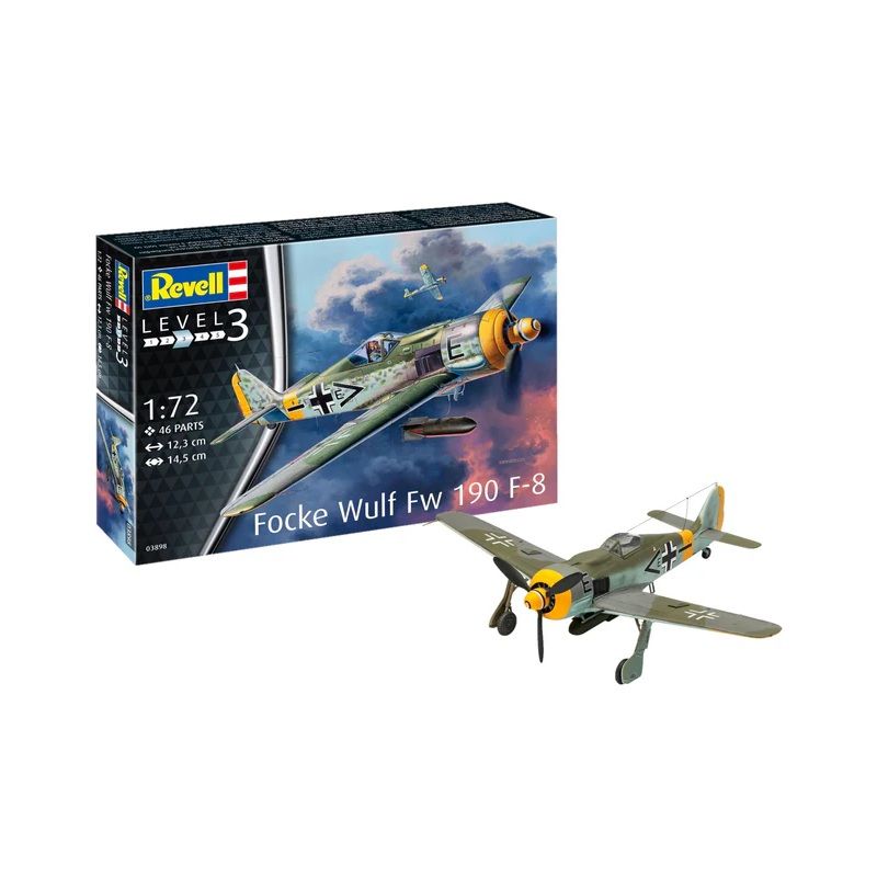 Revell - Focke Wulf FW190 F-8 - Scale 1:72 - 46 Parts - Level 3