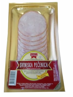 PEČENICA DIMLJENA SLAJS TOPOLA 100G