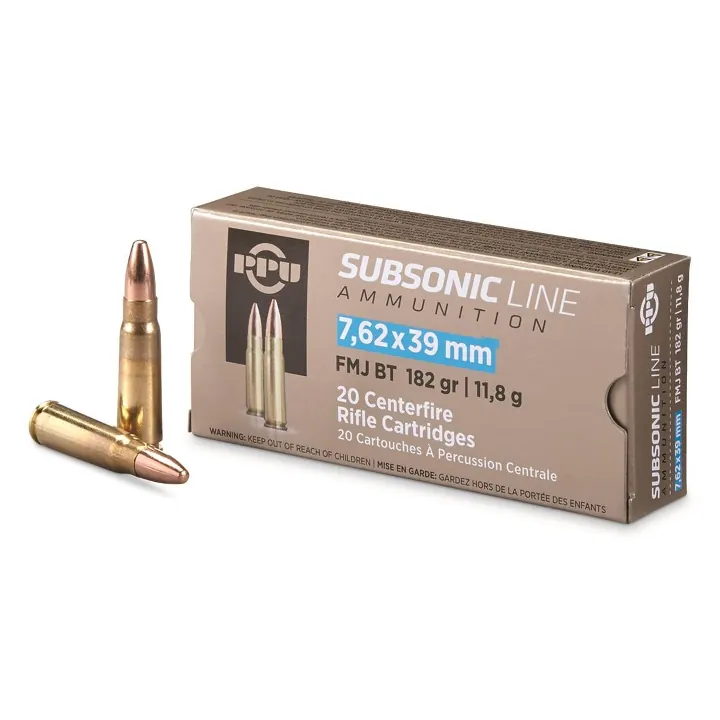 Metak PPU 7.62x39 SUBSONIC FMJ 8g/123gr