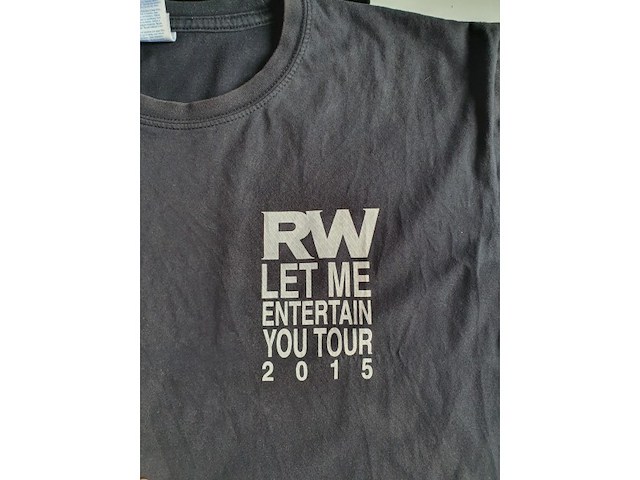 ROBBIE WILLIAMS Let Me Entertain You Tour 2015 majica L