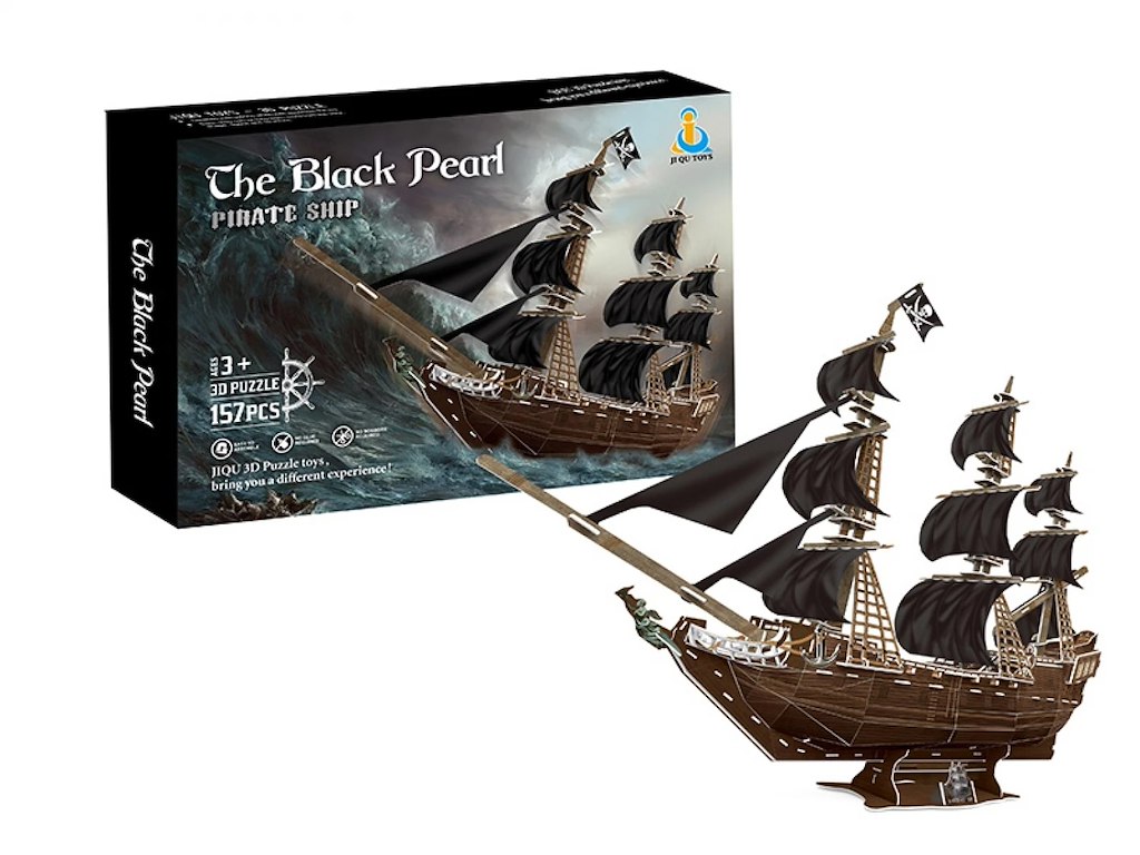 Slagalice 3D brod Black Pearl 168-D6