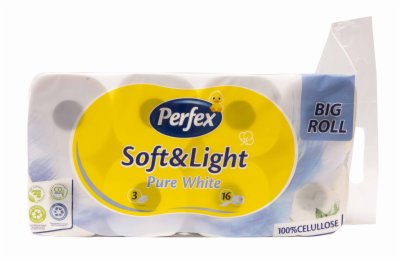 TOALETNI PAPIR 3SL SOFT&LIGHT PERFEX 16/1