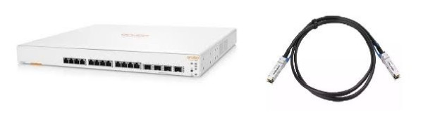 NET HPE Aruba Instant On 1960 12XGT 4SFP+ Switch +2DAC cabla