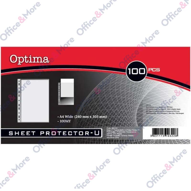 OPTIMA FOLIJA U 80 MY KRISTAL,PROŠ. PAK. 100