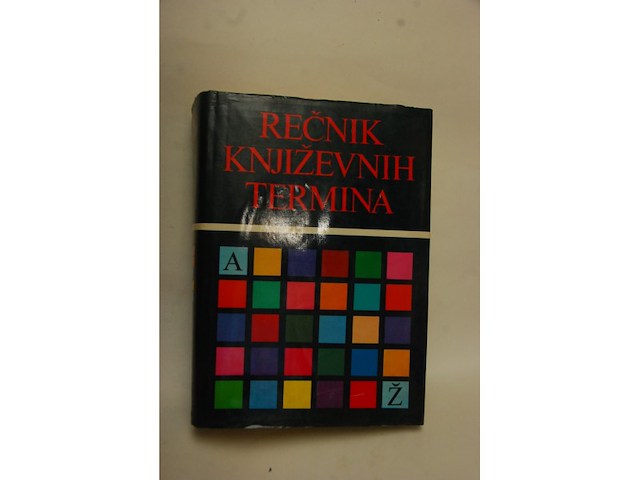 Rečnik književnih termina
