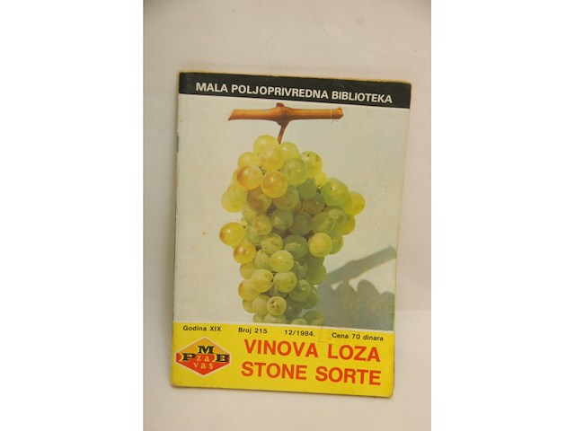 Vinova loza stone sorte