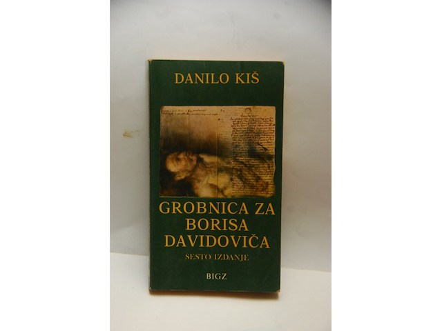 Grobnica za Borisa Davidoviča - Danilo Kiš