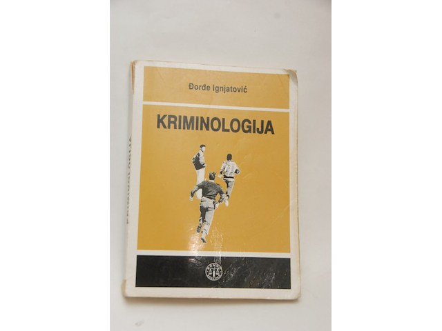 Kriminologija - Đorđe Ignjatović