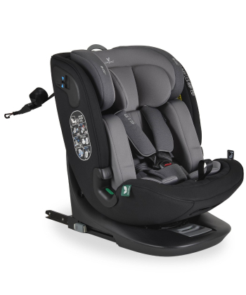Cangaroo GTS Roto Isofix&Top Thether auto sedište za bebe 40-150cm Charcoal Grey