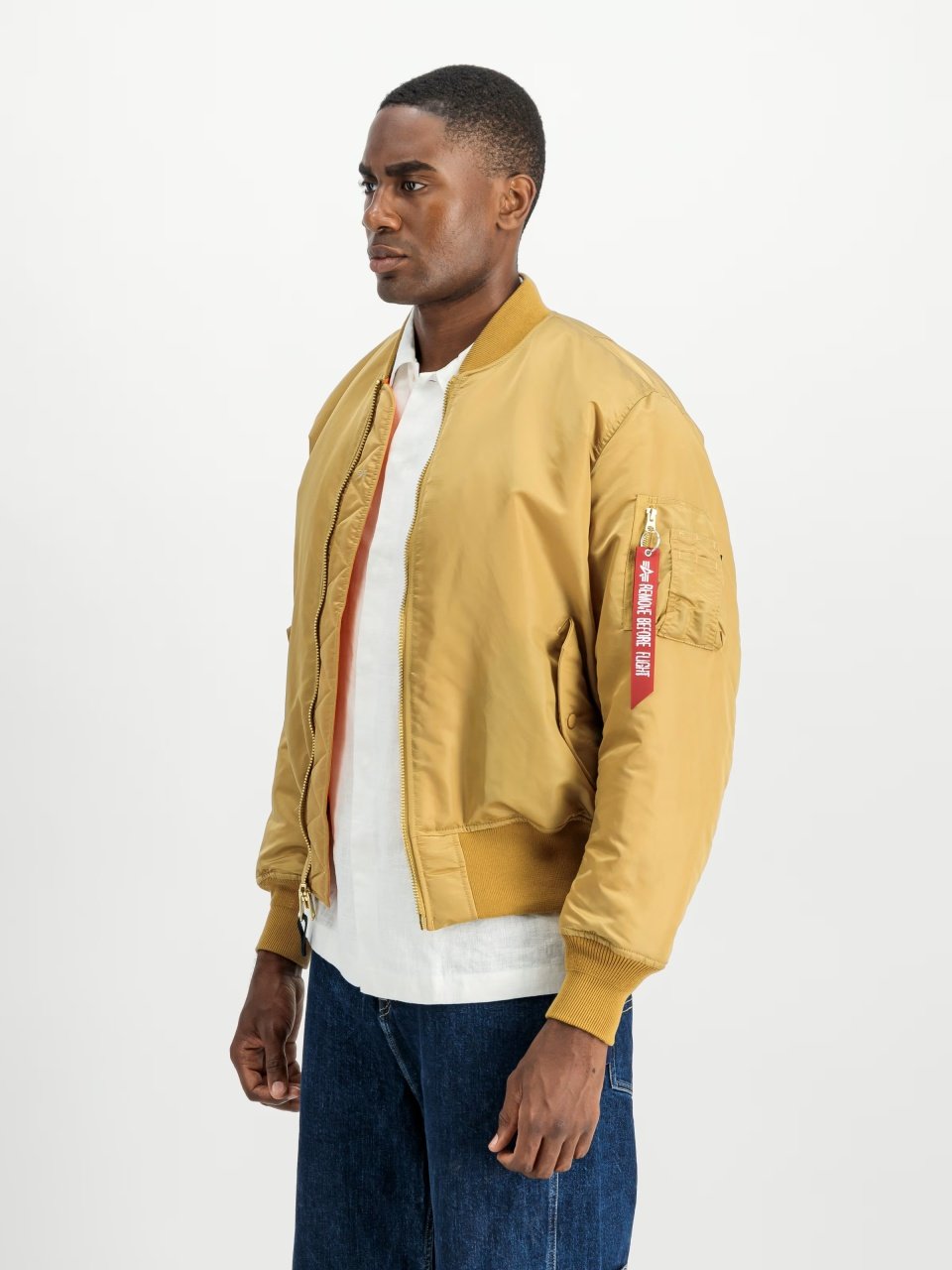 ALPHA INDUSTRIES MA1 JAKNA GOLD