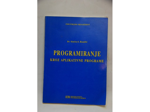 Programiranje kroz aplikativne programe