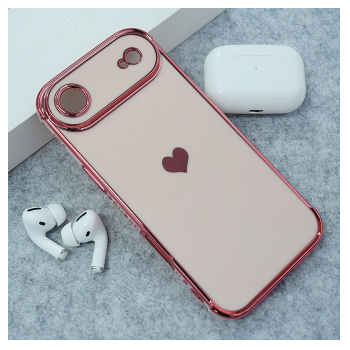 Maska Heart Frame za iPhone Air roze