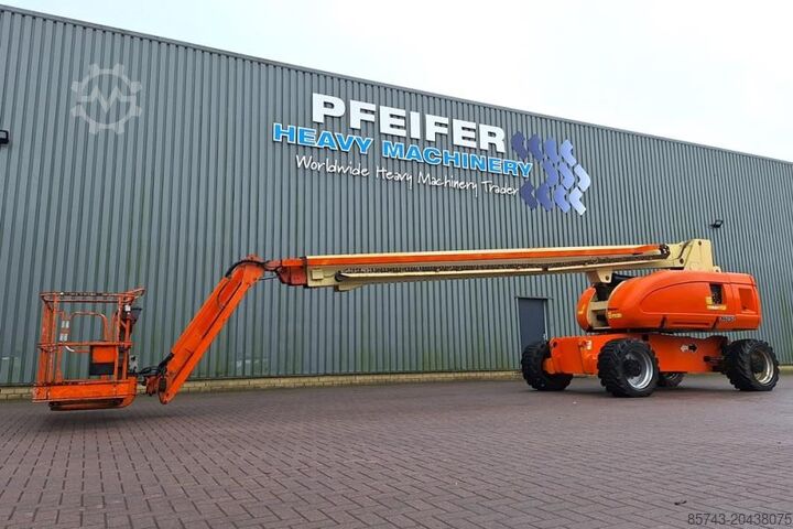 Teleskopska platforma
JLG 860SJ Diesel, 4x4 Drive, 28.2m Working Height, 22.
