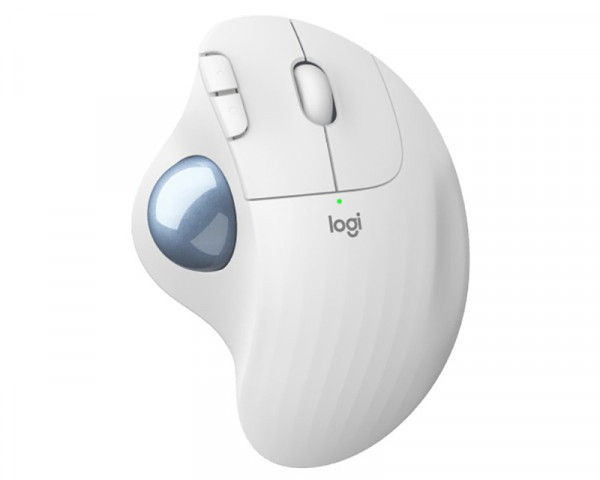 LOGITECH M575s ERGO Bluetooth Trackball Offwhite Blue ball miš