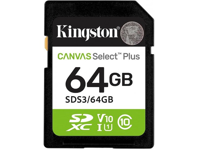 SDXC Card 64 GB Kingston SDS3/64GB
