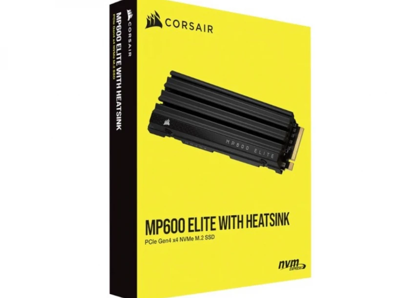 SSD M.2 NVMe Corsair 2TB MP600 ELITE Gen4x4 6500MBs/7000MBs CSSD-F2000GBMP600EHS