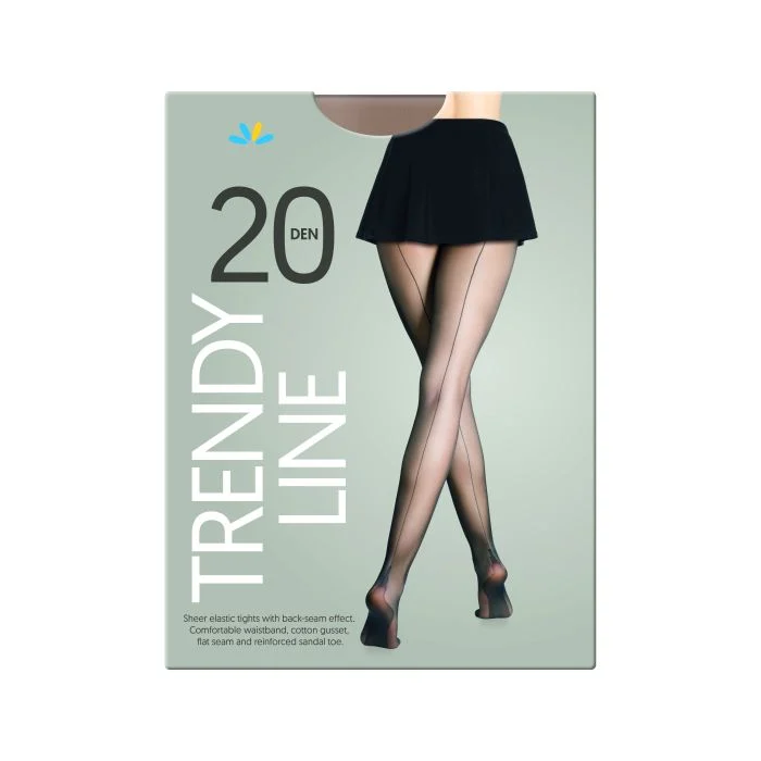 Lilly čarape trendy line 20 nero 3