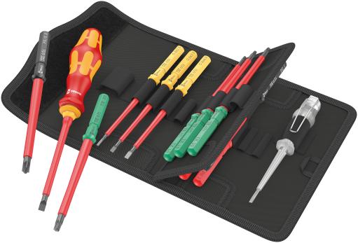 WERA 006607 Kraftform Kompakt VDE 16 Universal set izolovanih odvijača, 16 delova