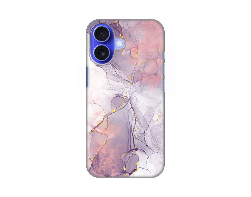 Silikonska futrola PRINT - iPhone 16 6.1 Pink Marble