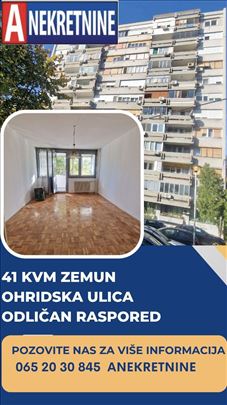 Odlična ponuda, ZEMUN 41 kvm