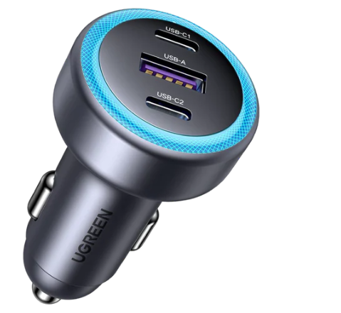 UGREEN A+C Dual-Port Car Charger PD30W+SCP22.5W CD130