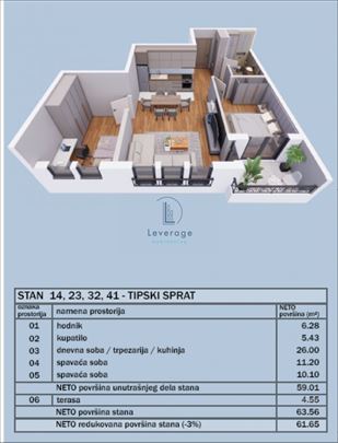 Mladenovac, novogradnja, Tozino Voće, 62 m2