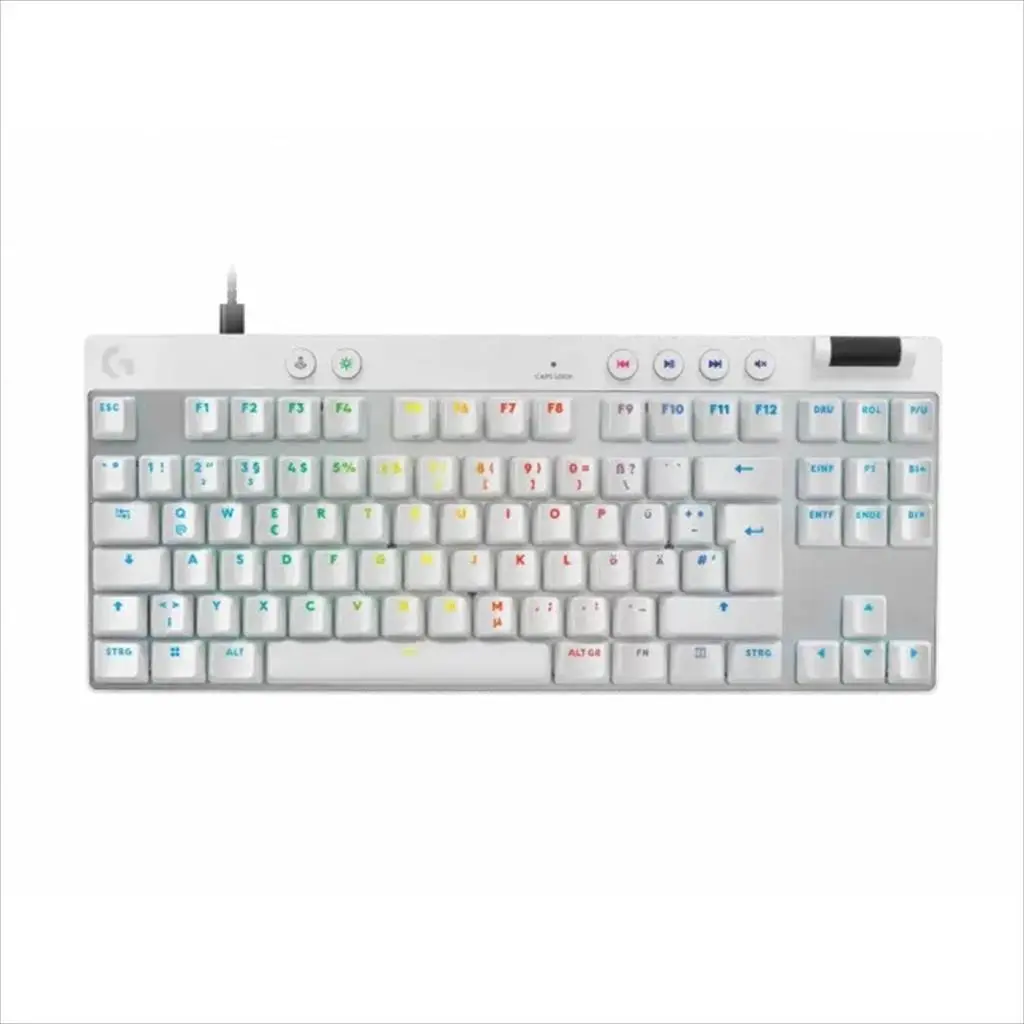 Logitech G mehanička tastatura PRO X RAPID bela, TKL, LIGHTSYNC RGB, taktilna magnetna, 920-013242