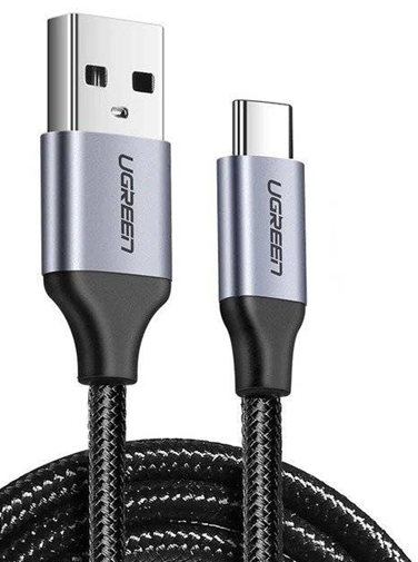 UGREEN USB-A to USB-C Fast Charging Cable 3A Max Black 1m US288