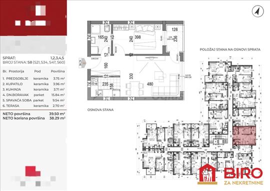 Stan,Novi Sad,Somborski Bulevar,kv: 38.00, € 94650