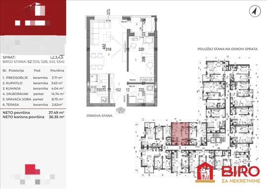Stan,Novi Sad,Somborski Bulevar,kv: 36.00, € 88990