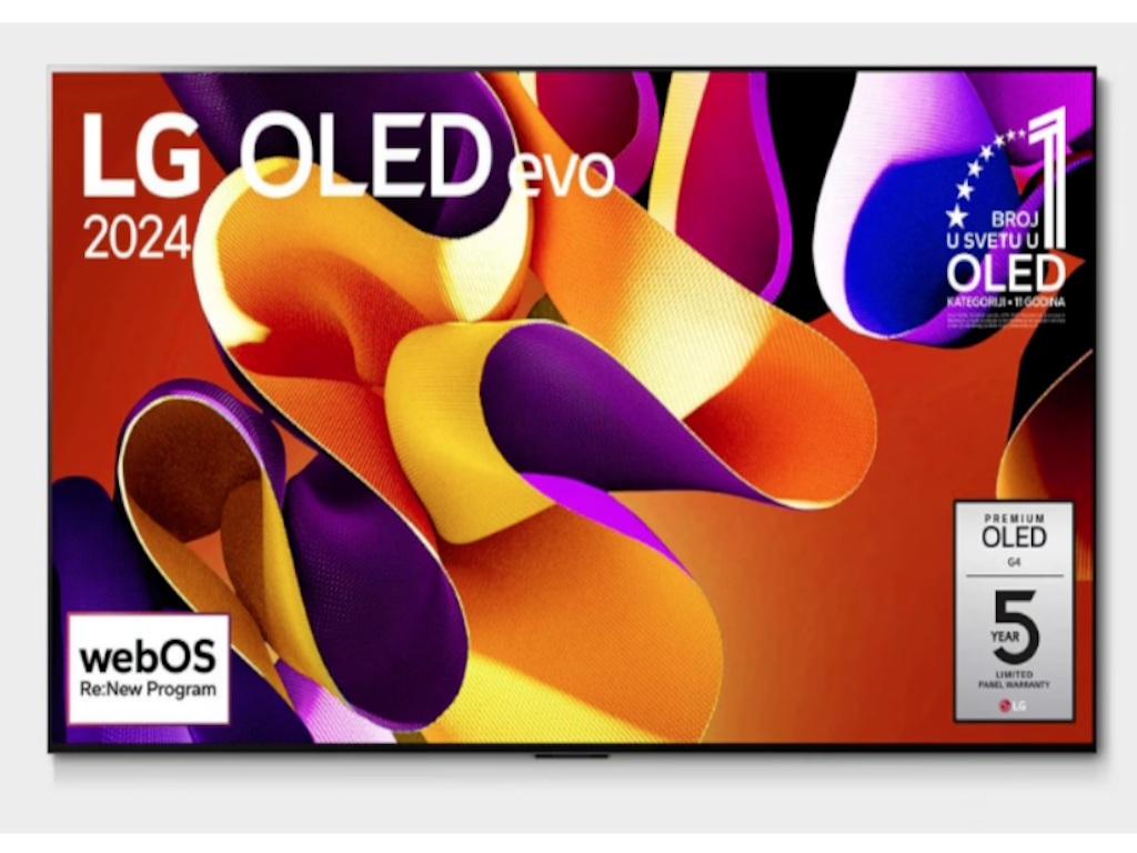 Televizor LG OLED65G42LW/OLED evo/65"/4K Ultra HD/smart/webOS 24/crna