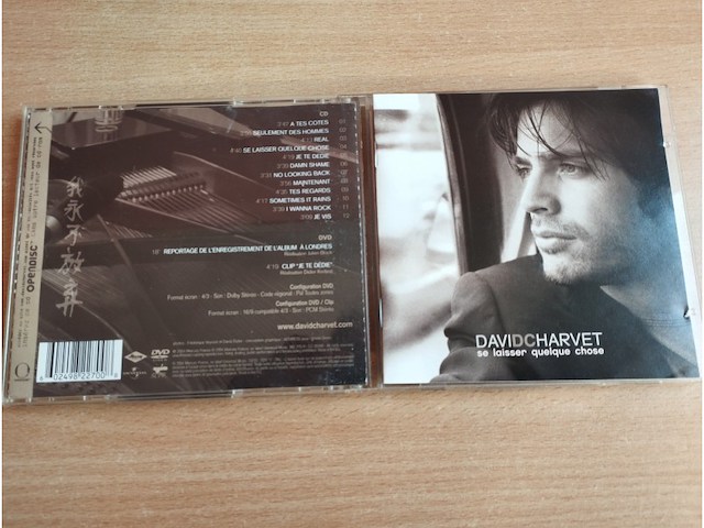 David Charvet - Sa laisser quelque chose CD+DVD