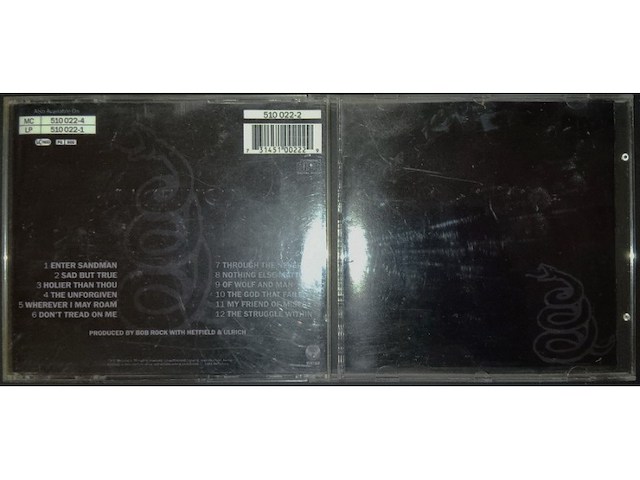 Metallica-Black Album 1.Press Made in Germany CD (1991)