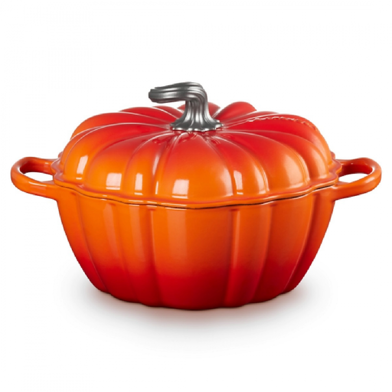 Le Creuset kaserola od livenog gvoždja bundeva, volcanic, 24 cm,3.7 l